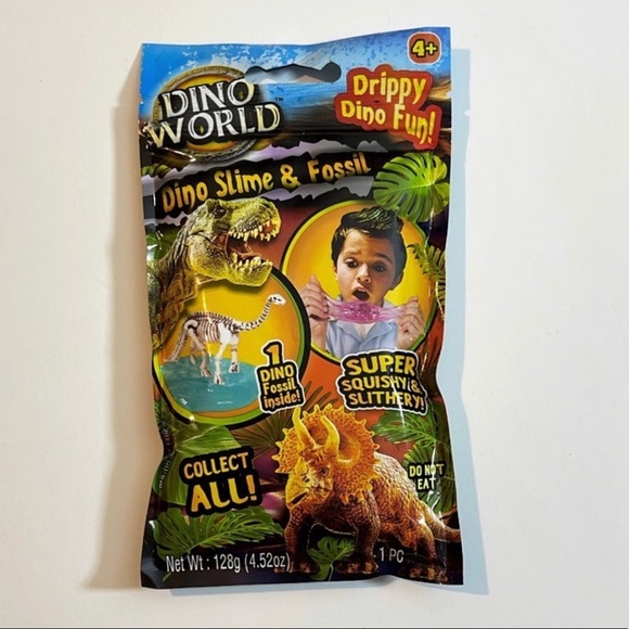 Toys | Dino World Dino Slime Fossil Drippy Dino Fun Pack | Poshmark